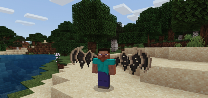 Mod Angel Steel Wings (1.20) for Minecraft - Download | Addons
