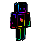 Skins Neon rainbow para Minecraft - Baixar