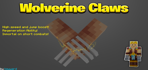Textures Wolverine Claws (1.19) for Minecraft - Download | Addons