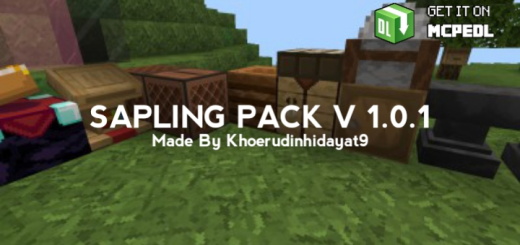 Textures Sapling Pack for Minecraft - Download | Addons