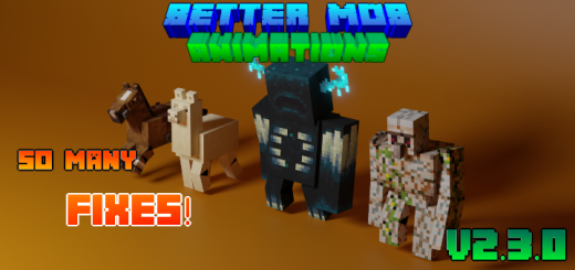 Mod Better Mob Animations Resource Pack pour Minecraft - Télécharger ...