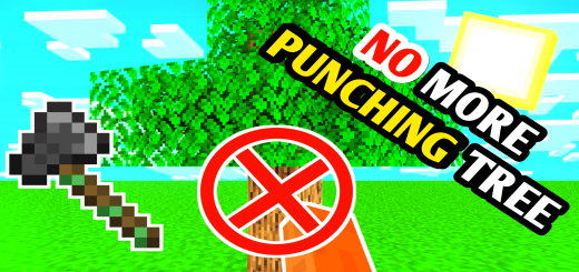 Mod No More Punching Tree (1.20) for Minecraft - Download | Addons