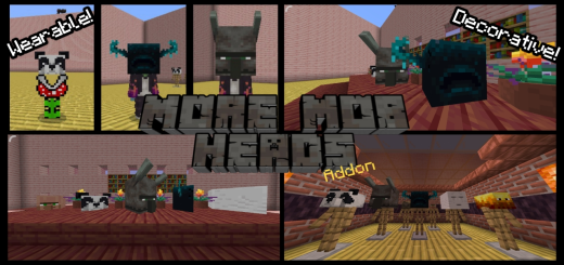 Mod More Mob Heads dla Minecraft - Pobierz | Dodatki