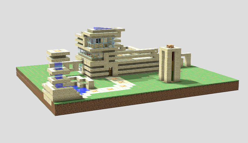 Mod Buildings Sand House for Minecraft - Download